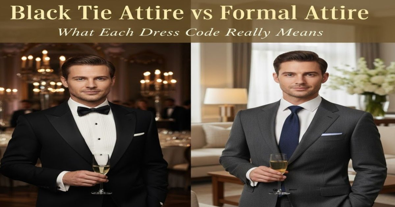 Black Tie Attire vs Formal Attire: What Each Dress Code Really Means
