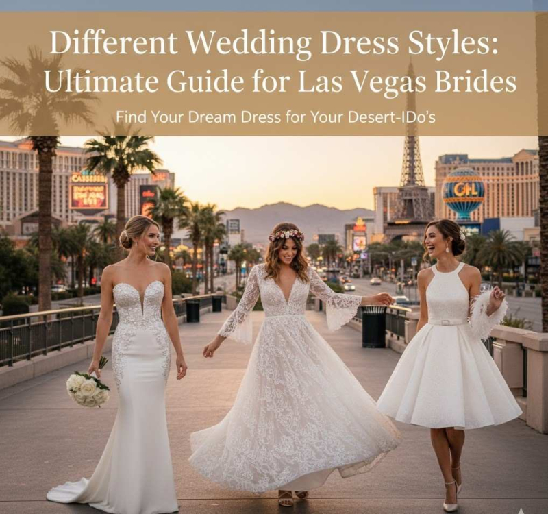Different Wedding Dress Styles: The Ultimate Guide for Las Vegas Brides