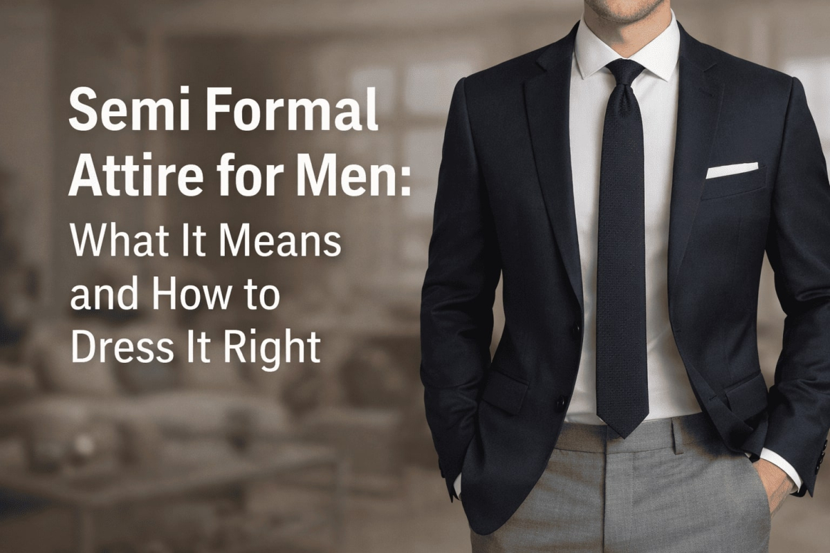 Semi Formal Attire for Men: What It Means and How to Dress It Right