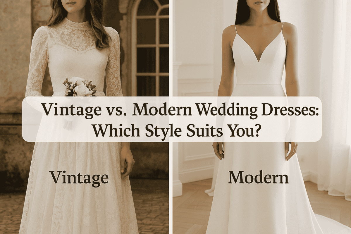 Vintage vs. Modern Wedding Dresses: Which Style Suits You?